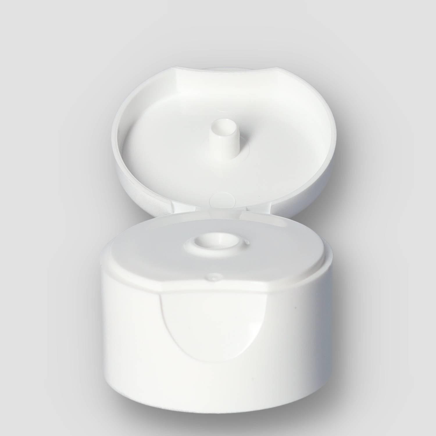 flip-top sluiting dubbelwandig pp wit 24-410 35mm (SKU:6232.1) - Nipak ...